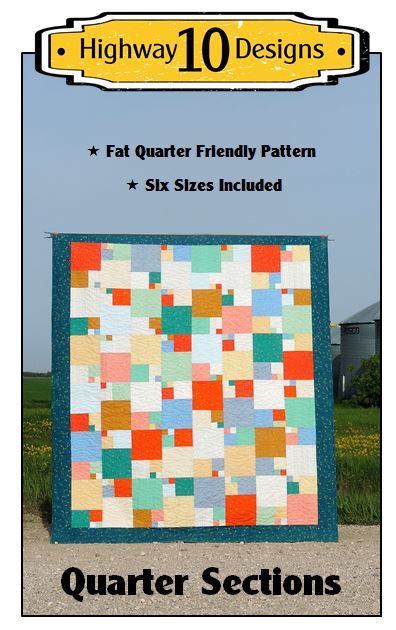 Quarter Sections PDF Quilt Pattern – Highway 10 Designs